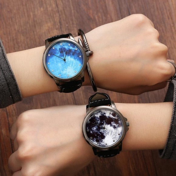24hours | Accessories | New Unisex Casual Universe Star Quartz Watch ...